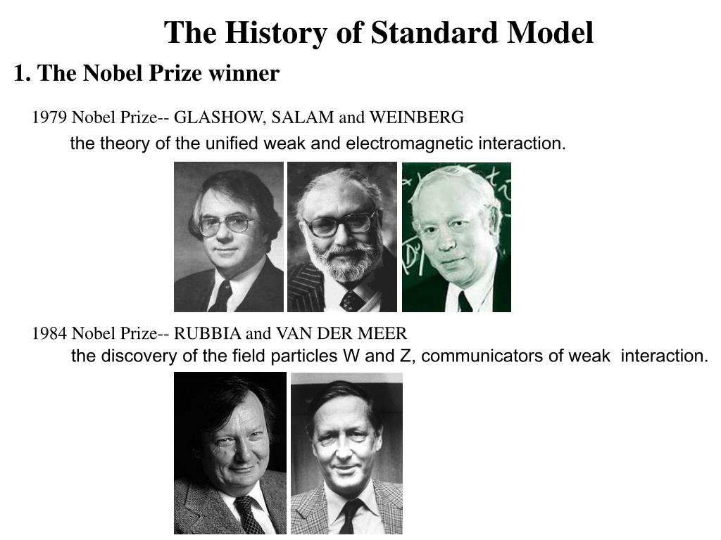 PPT - The History of Standard Model PowerPoint Presentation, free ...