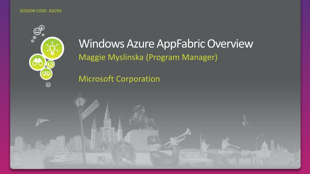 PPT - Windows Azure AppFabric Overview PowerPoint Presentation, free ...
