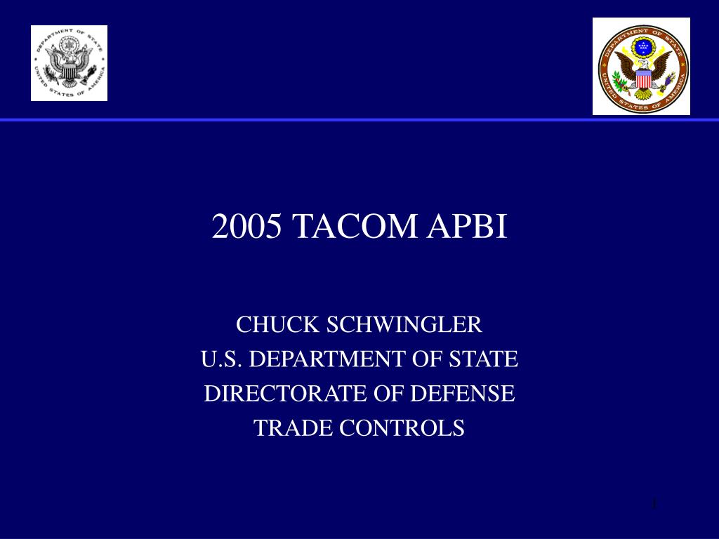 PPT - 2005 TACOM APBI PowerPoint Presentation, free download - ID:318199