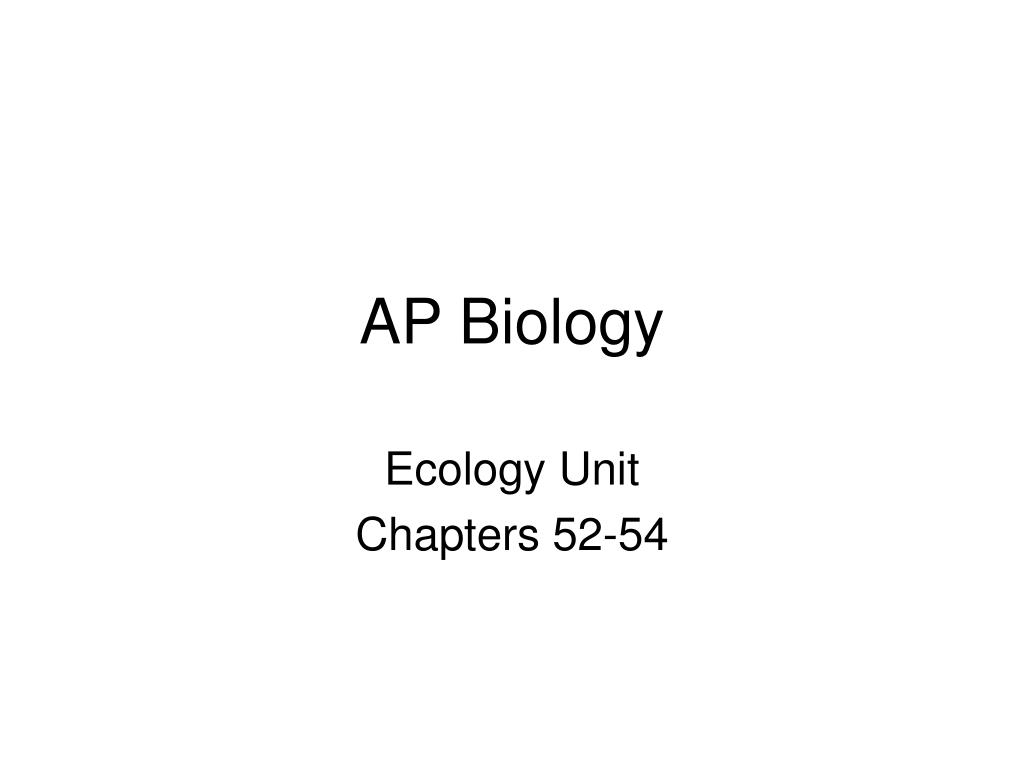 PPT - AP Biology PowerPoint Presentation, free download - ID:319441