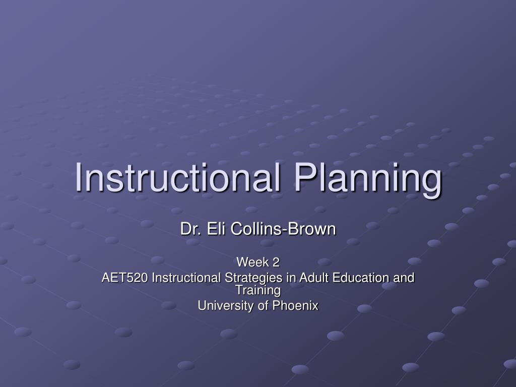 PPT - Instructional Planning PowerPoint Presentation, free download ...