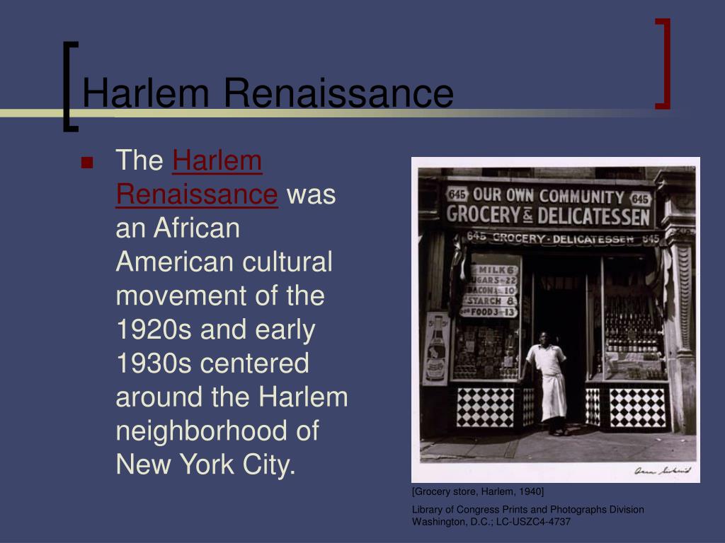 PPT - Harlem Renaissance PowerPoint Presentation, free download - ID:321085