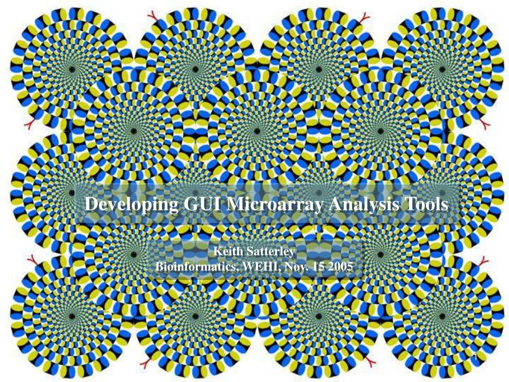 PPT - Developing GUI Microarray Analysis Tools PowerPoint Presentation ...