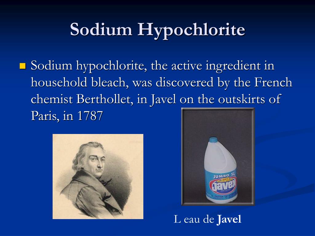 PPT - Sodium Hypochlorite PowerPoint Presentation, free download - ID:322511