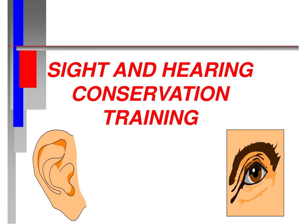 PPT - SIGHT AND HEARING CONSERVATION TRAINING PowerPoint Presentation ...