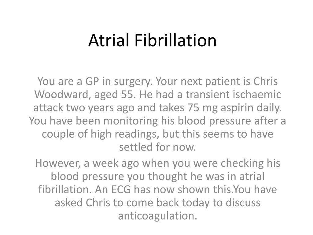 PPT - Atrial Fibrillation PowerPoint Presentation, free download - ID ...