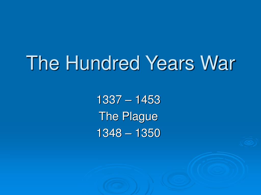 PPT - The Hundred Years War PowerPoint Presentation, free download - ID ...