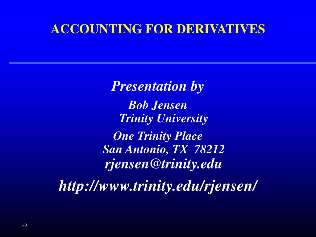 PPT - ACCOUNTING FOR DERIVATIVES PowerPoint Presentation, free download ...