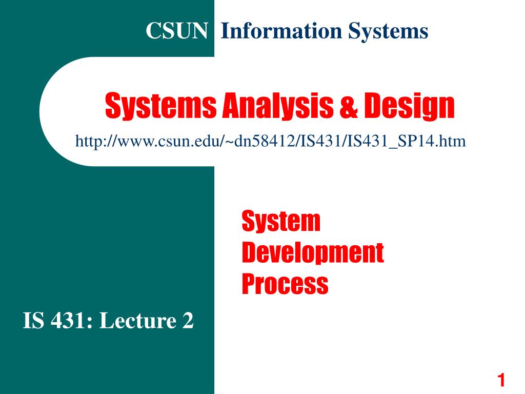 PPT - Systems Analysis & Design PowerPoint Presentation, free download ...