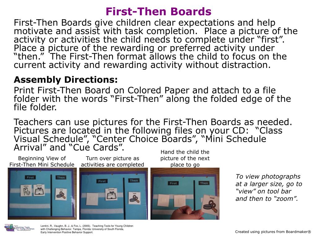 PPT - First-Then Boards PowerPoint Presentation, free download - ID:333057