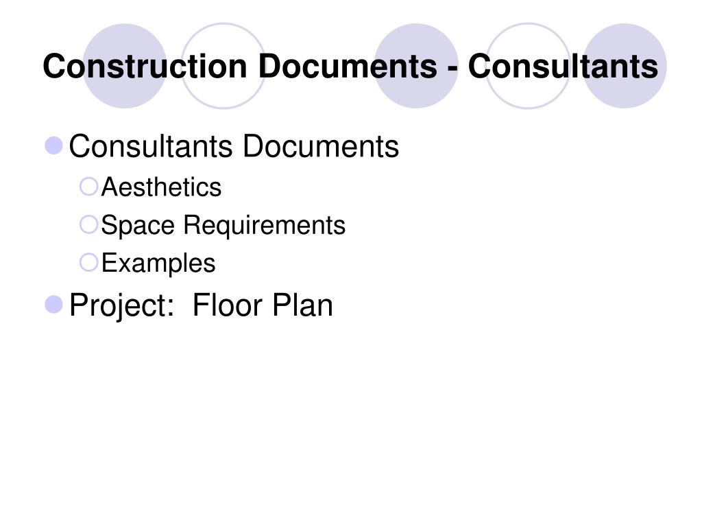 PPT - Construction Documents - Consultants PowerPoint Presentation ...