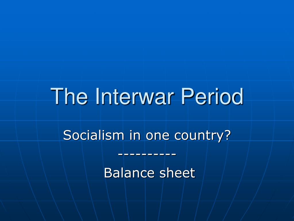 PPT - The Interwar Period PowerPoint Presentation, free download - ID ...