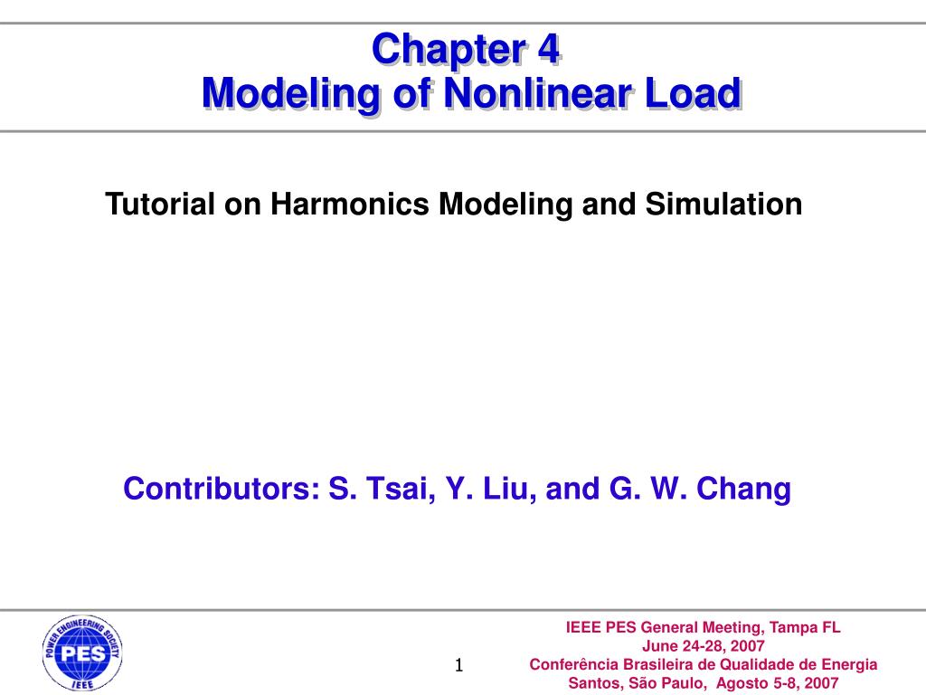 PPT - Chapter 4 Modeling of Nonlinear Load PowerPoint Presentation ...