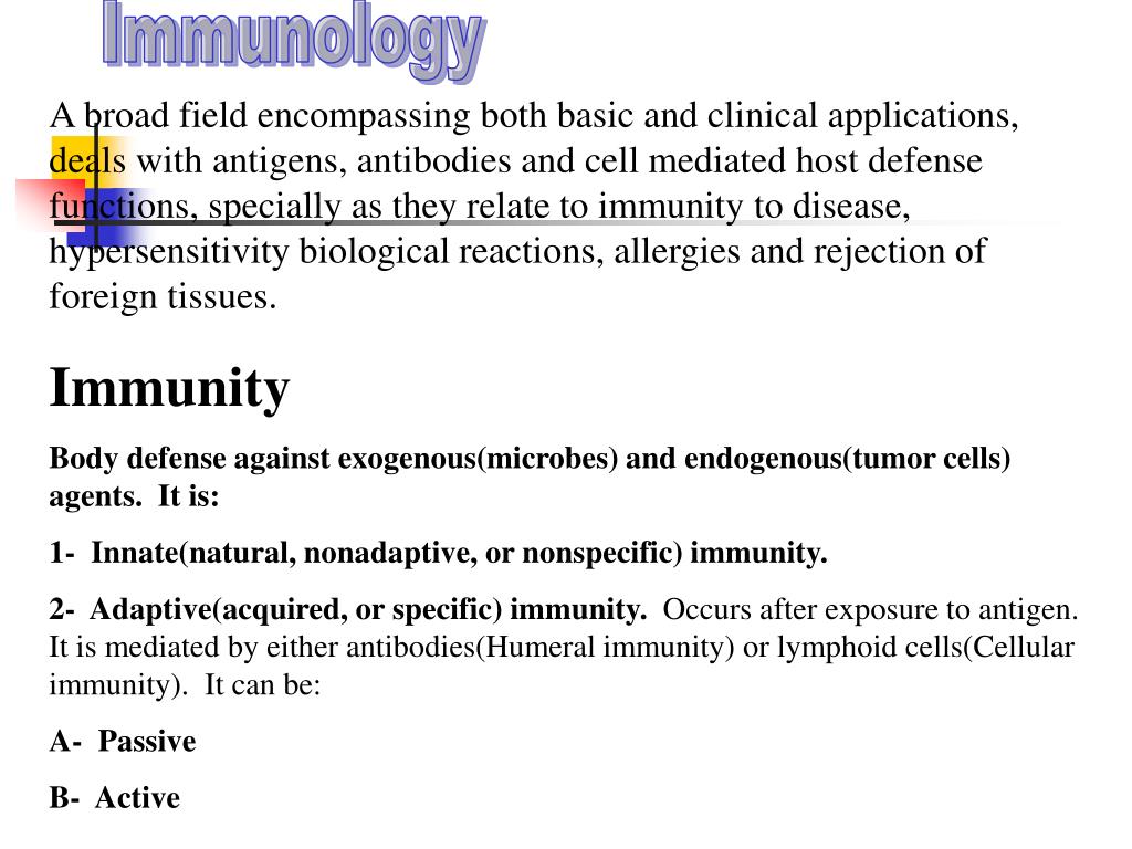 PPT - Immunology PowerPoint Presentation, free download - ID:338155