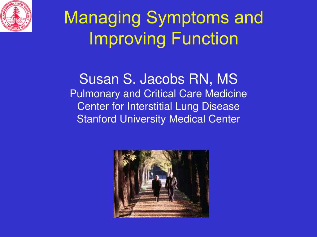 PPT - Managing Symptoms and Improving Function PowerPoint Presentation ...