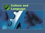 PPT - LANGUAGE AND CULTURE PowerPoint Presentation, free download - ID ...