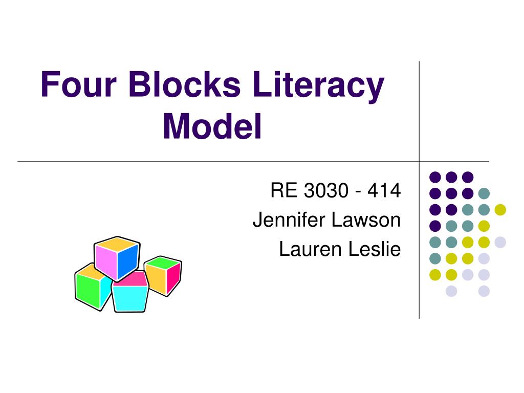 PPT - Four Blocks Literacy Model PowerPoint Presentation, free download ...