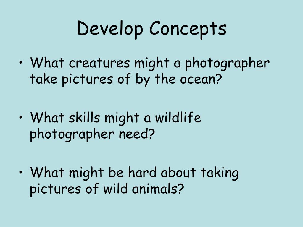 PPT - Develop Concepts PowerPoint Presentation, free download - ID:3405