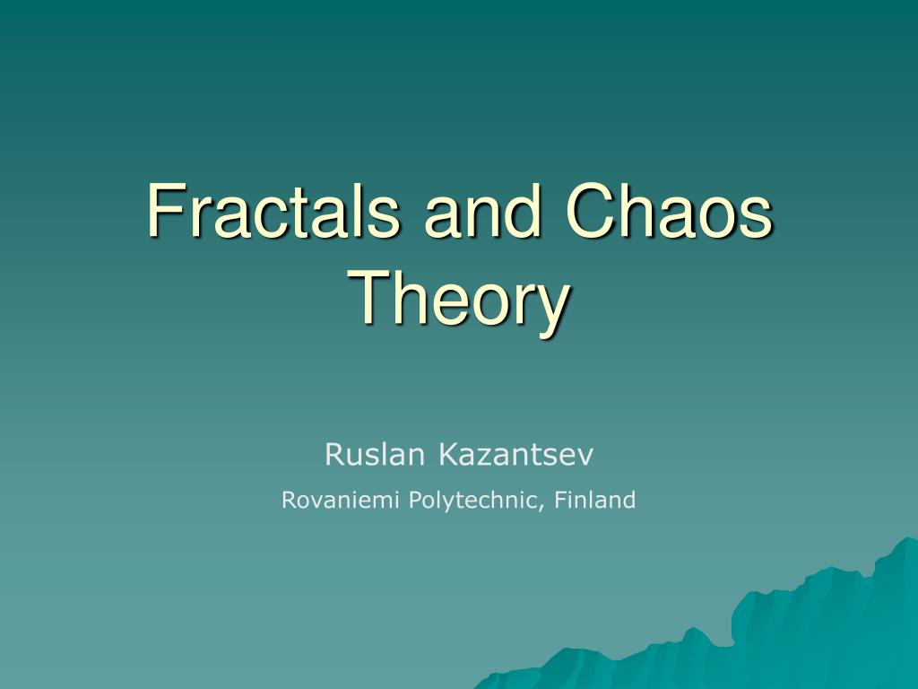 PPT - Fractals and Chaos Theory PowerPoint Presentation, free download ...