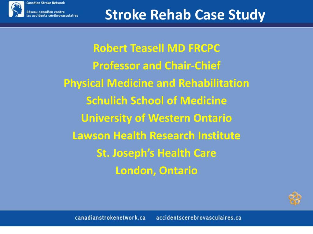 PPT - Stroke Rehab Case Study PowerPoint Presentation, free download ...