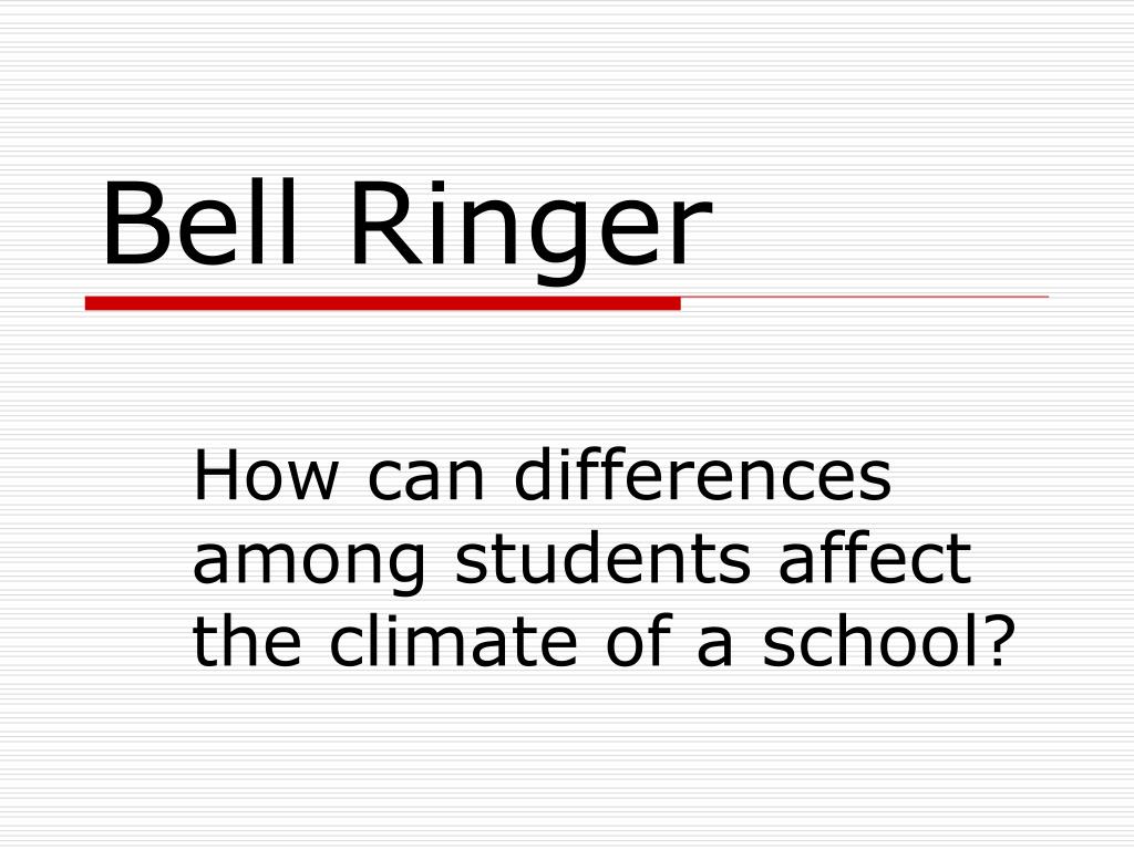 PPT - Bell Ringer PowerPoint Presentation, free download - ID:342581