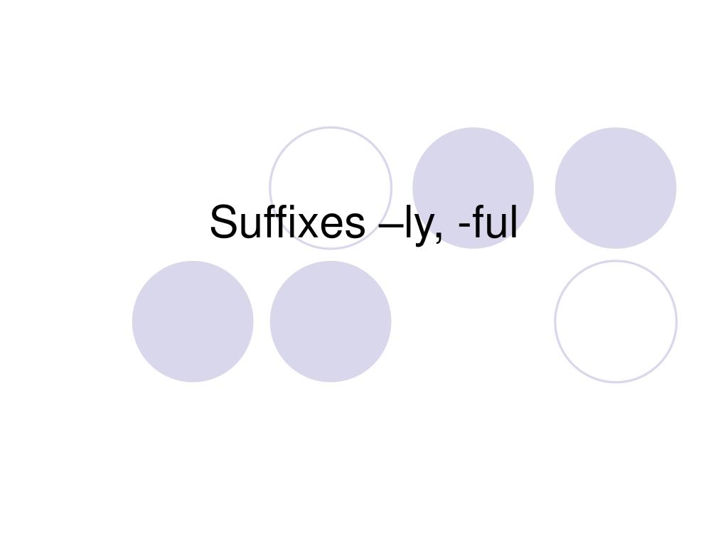 PPT - Suffixes –ly, -ful PowerPoint Presentation, free download - ID:342603