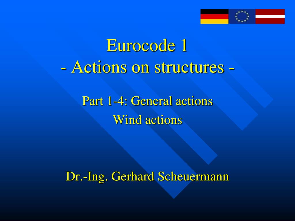 PPT - Eurocode 1 - Actions on structures - PowerPoint Presentation ...