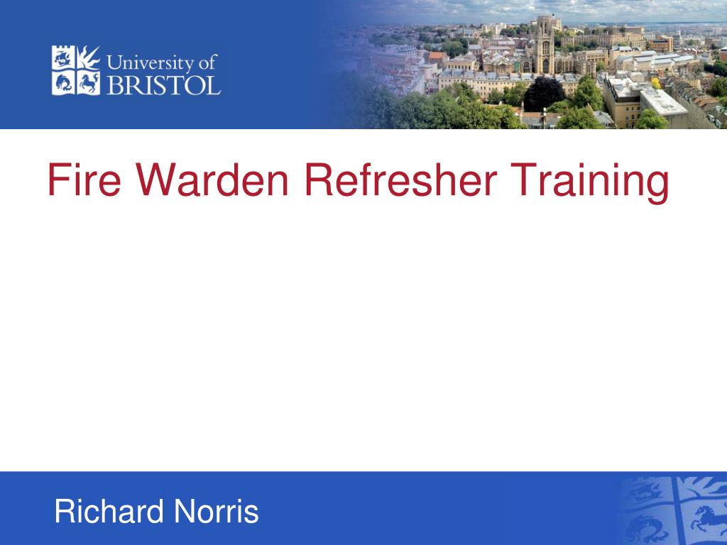 PPT - Fire Warden Refresher Training PowerPoint Presentation, free ...