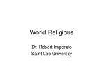 PPT - HRT3M: Grade 11 World Religions and Belief Traditions PowerPoint ...