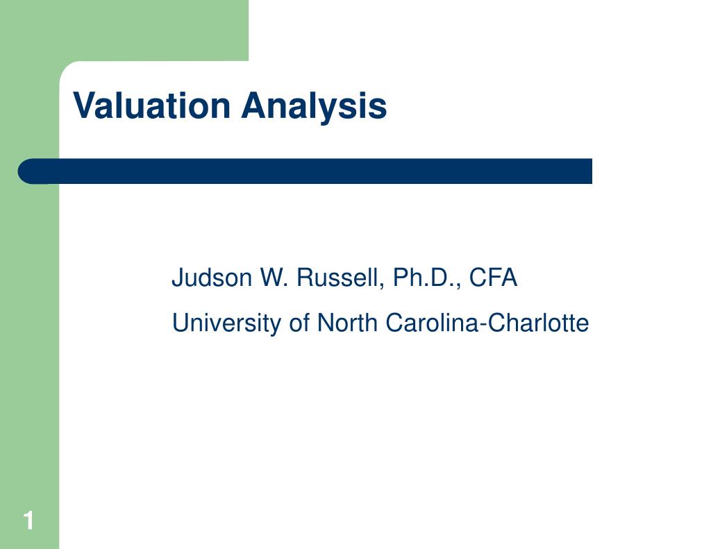 PPT - Valuation Analysis PowerPoint Presentation, free download - ID:345880