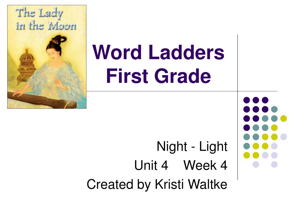 PPT - Word Ladders First Grade PowerPoint Presentation, free download ...