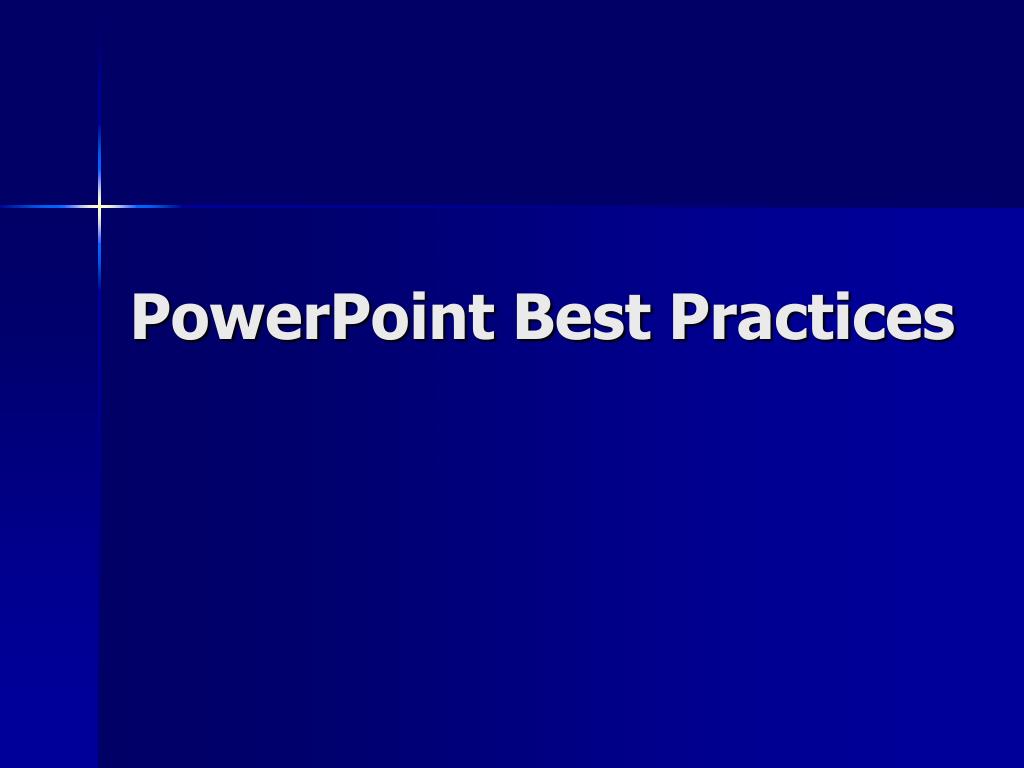 PPT - PowerPoint Best Practices PowerPoint Presentation, free download ...