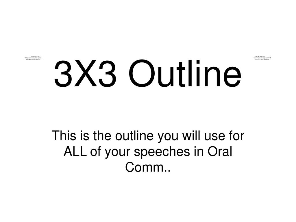 PPT - 3X3 Outline PowerPoint Presentation, free download - ID:353726