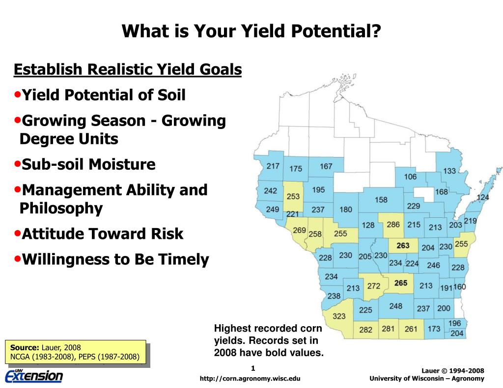 PPT - What is Your Yield Potential? PowerPoint Presentation, free ...