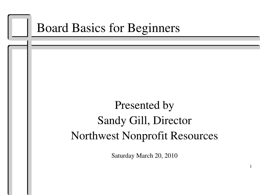 PPT - Board Basics for Beginners PowerPoint Presentation, free download ...