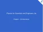 PPT - Serway/Jewett, Physics for Scientist and Engineers 6 th Edition ...