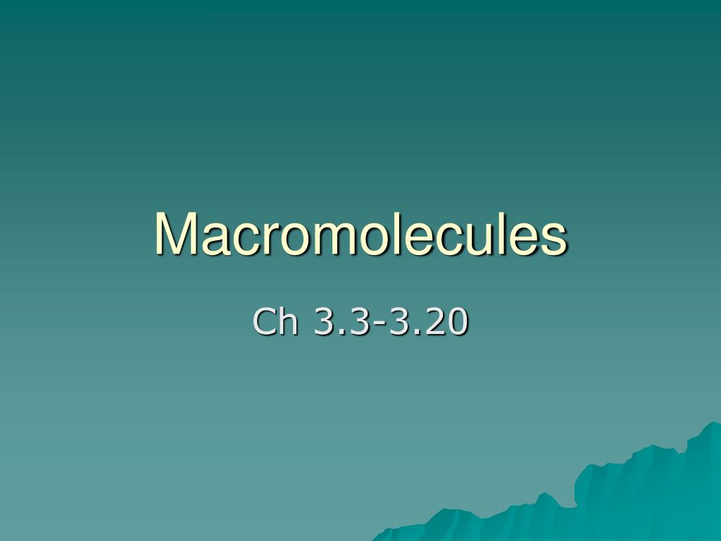 Ppt Macromolecules Powerpoint Presentation Free Download Id355770 9291
