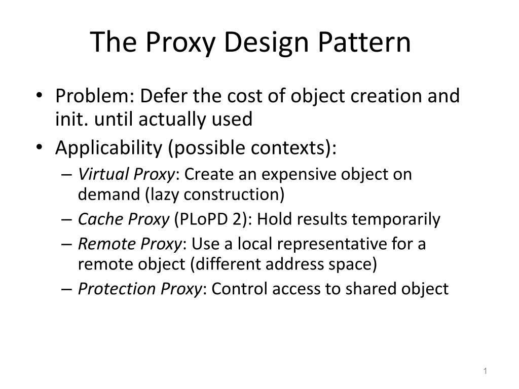PPT - The Proxy Design Pattern PowerPoint Presentation, free download ...