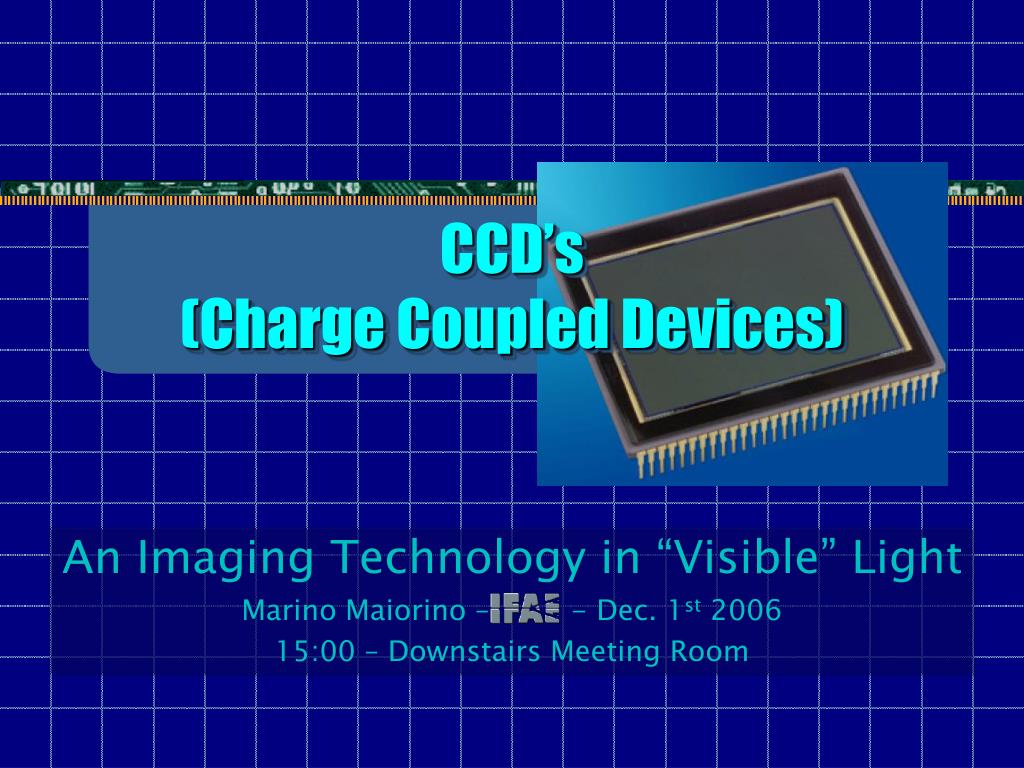 PPT - CCD’s (Charge Coupled Devices) PowerPoint Presentation, free ...