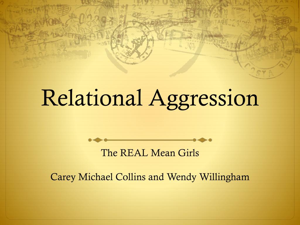 PPT - Relational Aggression PowerPoint Presentation, free download - ID ...