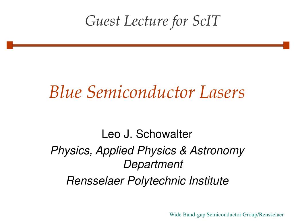 PPT - Blue Semiconductor Lasers PowerPoint Presentation, free download - ID:360426