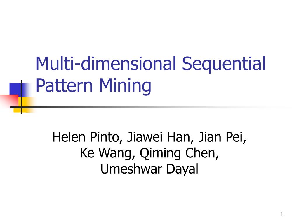 PPT - Multi-dimensional Sequential Pattern Mining PowerPoint ...
