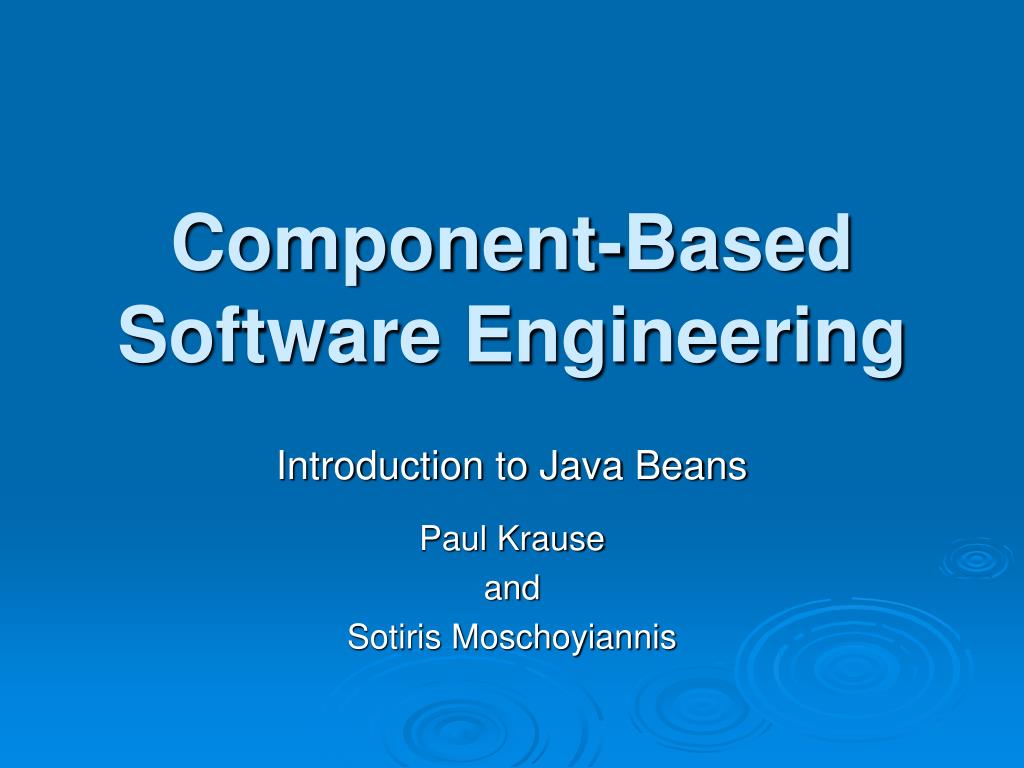 PPT - Component-Based Software Engineering PowerPoint Presentation ...