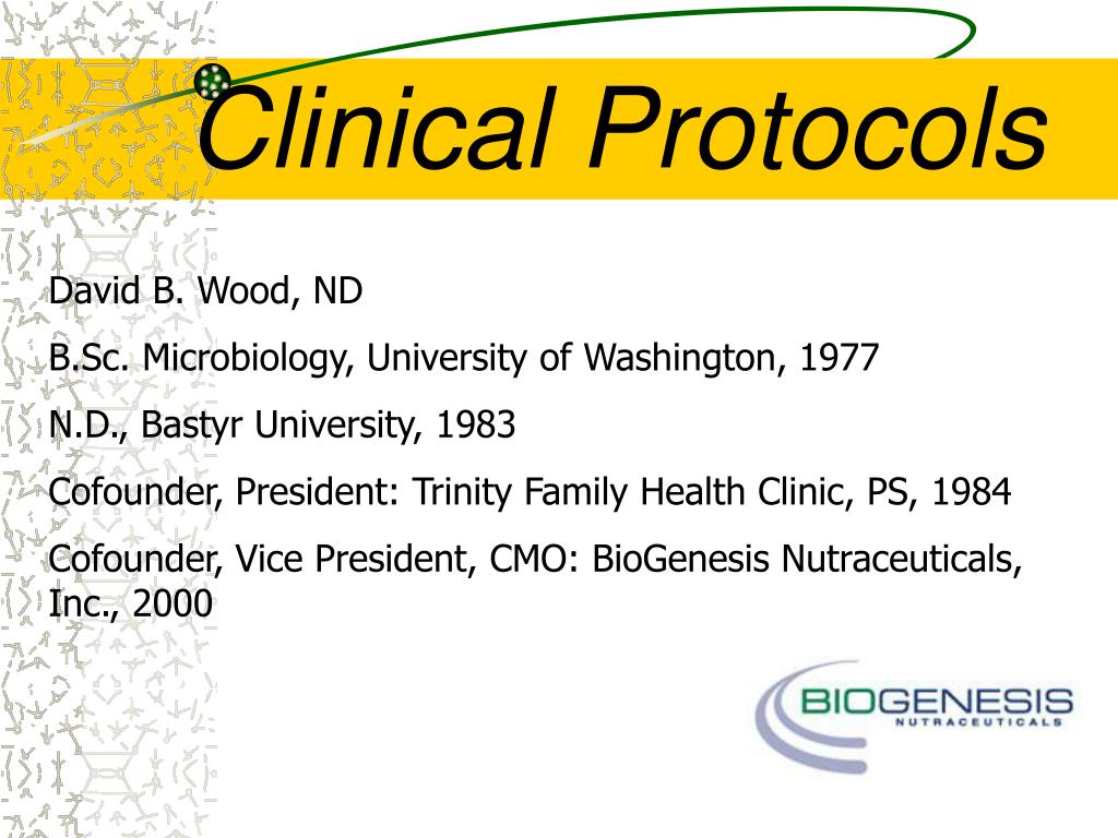 PPT - Clinical Protocols PowerPoint Presentation, free download - ID:367509