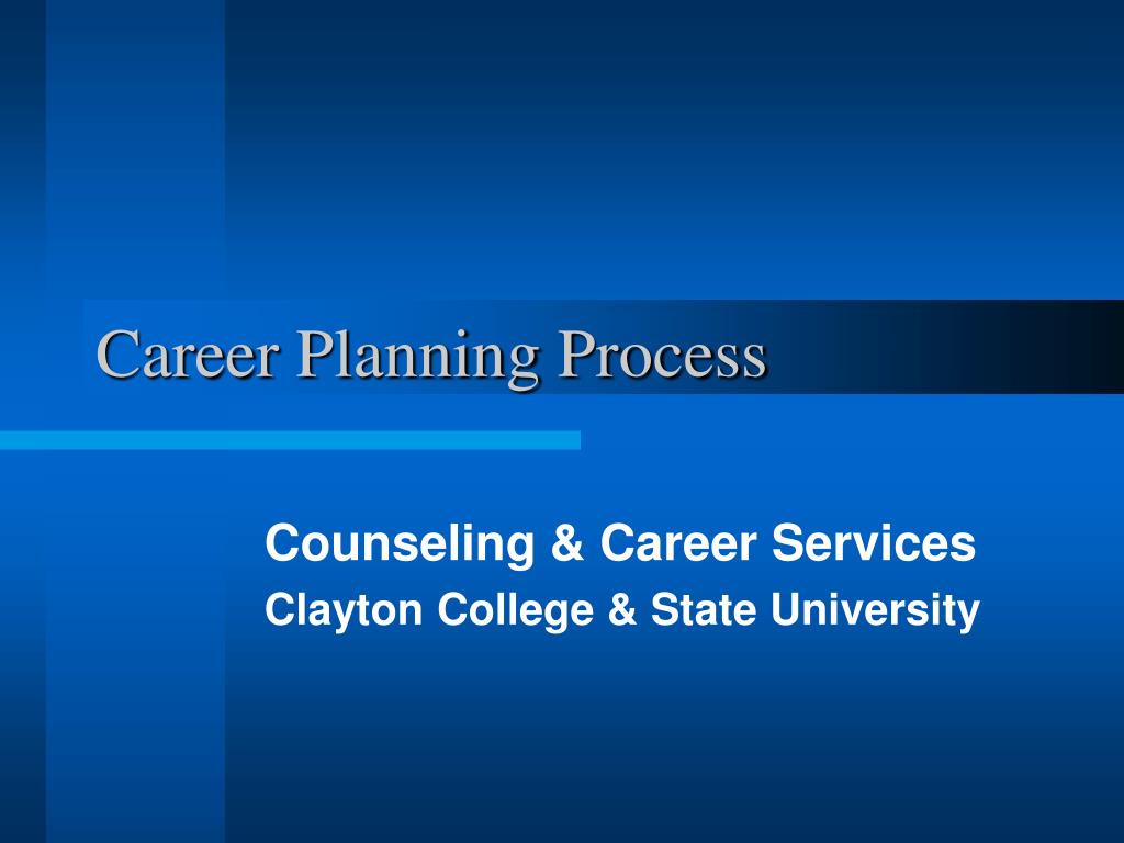 PPT - Career Planning Process PowerPoint Presentation, free download ...