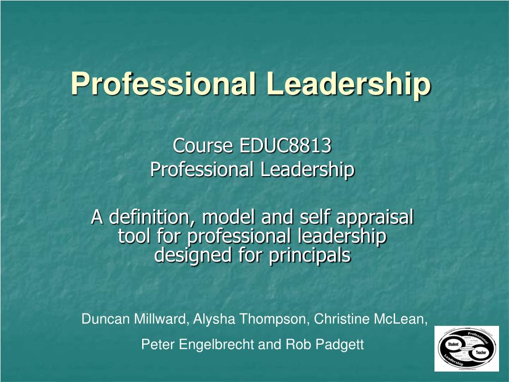 PPT - Professional Leadership PowerPoint Presentation, free download ...