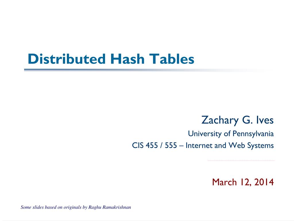 PPT - Distributed Hash Tables PowerPoint Presentation, free download - ID:372261