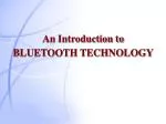 PPT - WIFI and Bluetooth Smart technologies are beginning to gain ...