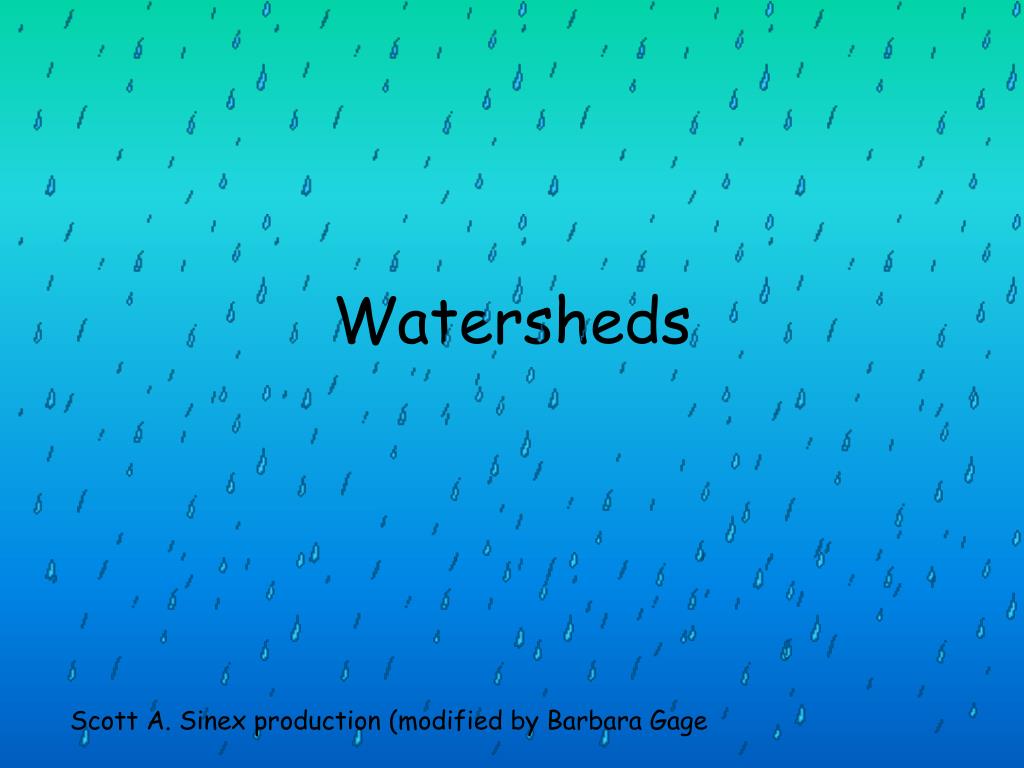PPT - Watersheds PowerPoint Presentation, free download - ID:372676
