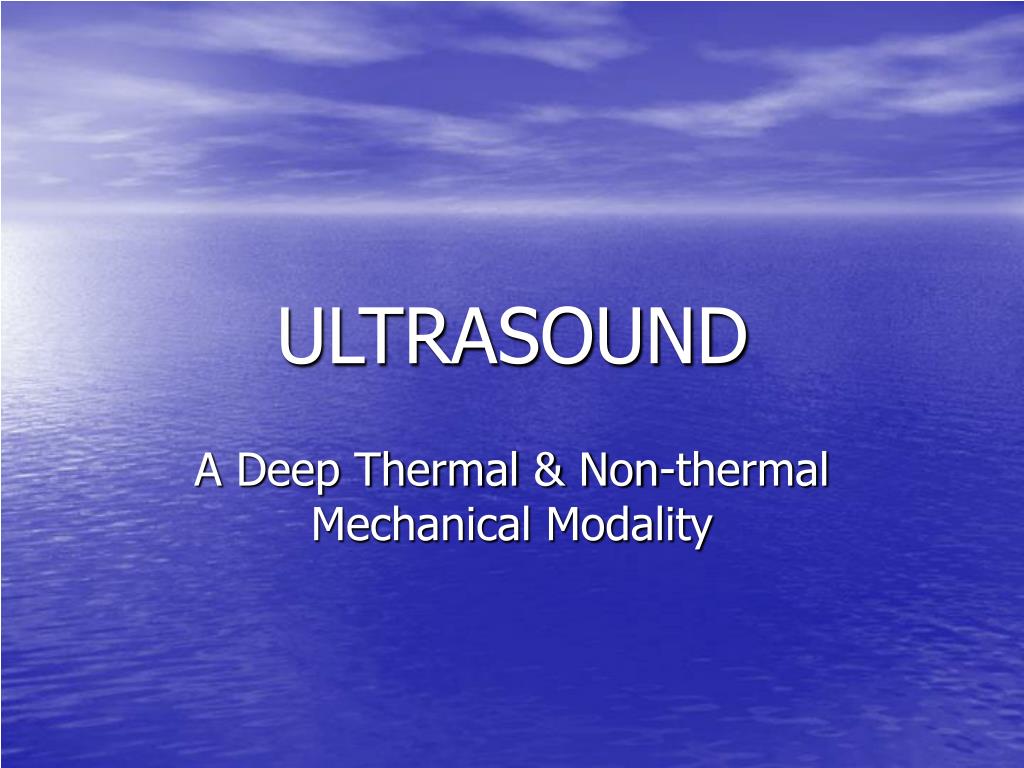PPT - ULTRASOUND PowerPoint Presentation, free download - ID:37313